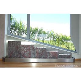 Stufen Wasserfall Naturstein